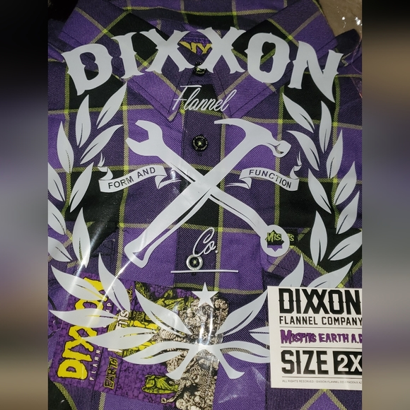 DIXXON | Shirts | Dixxon Flannel Company Misfits Earth Ad | Poshmark